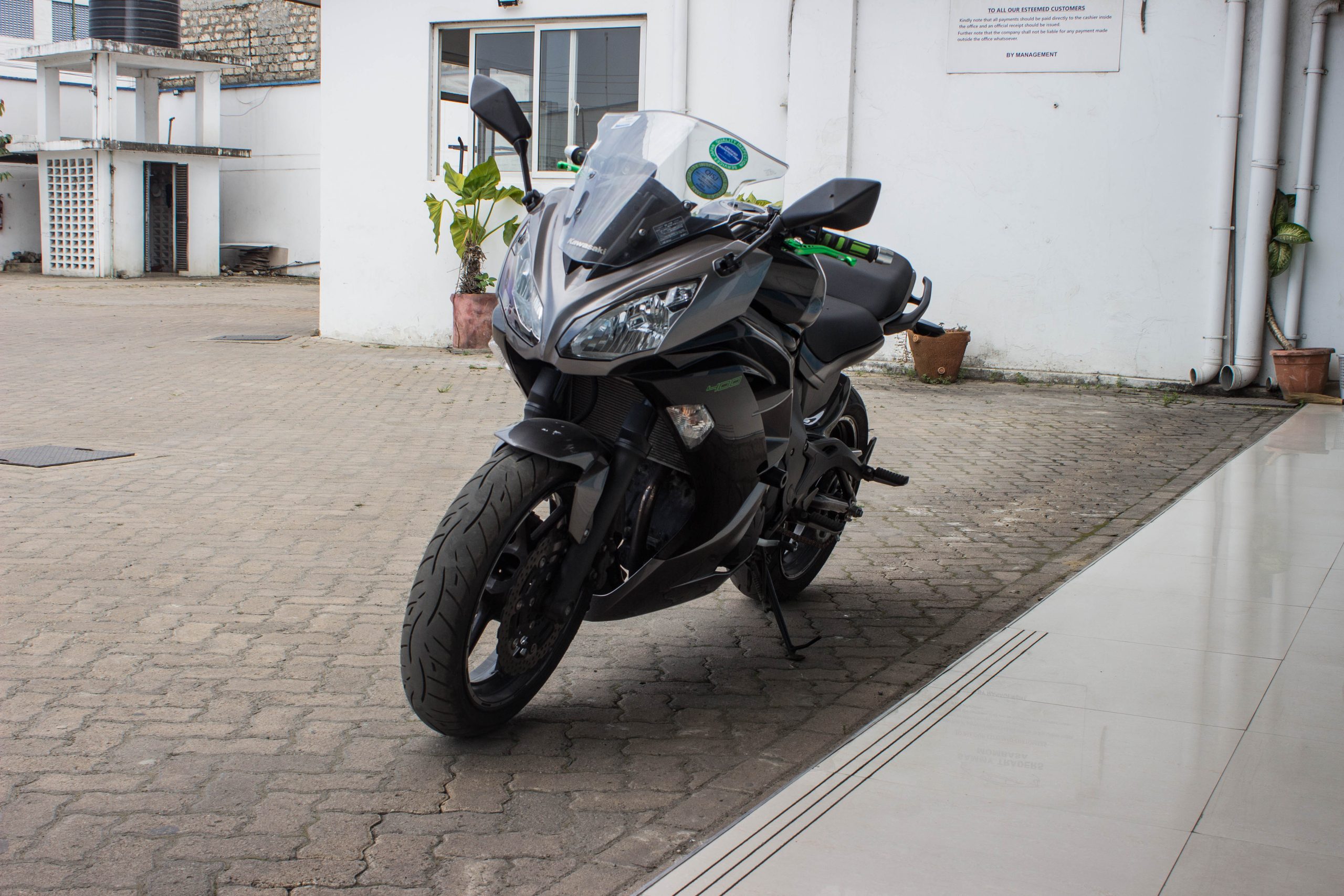 Kawasaki Ninja 400 Grey 2018 – Sammy Traders Ltd