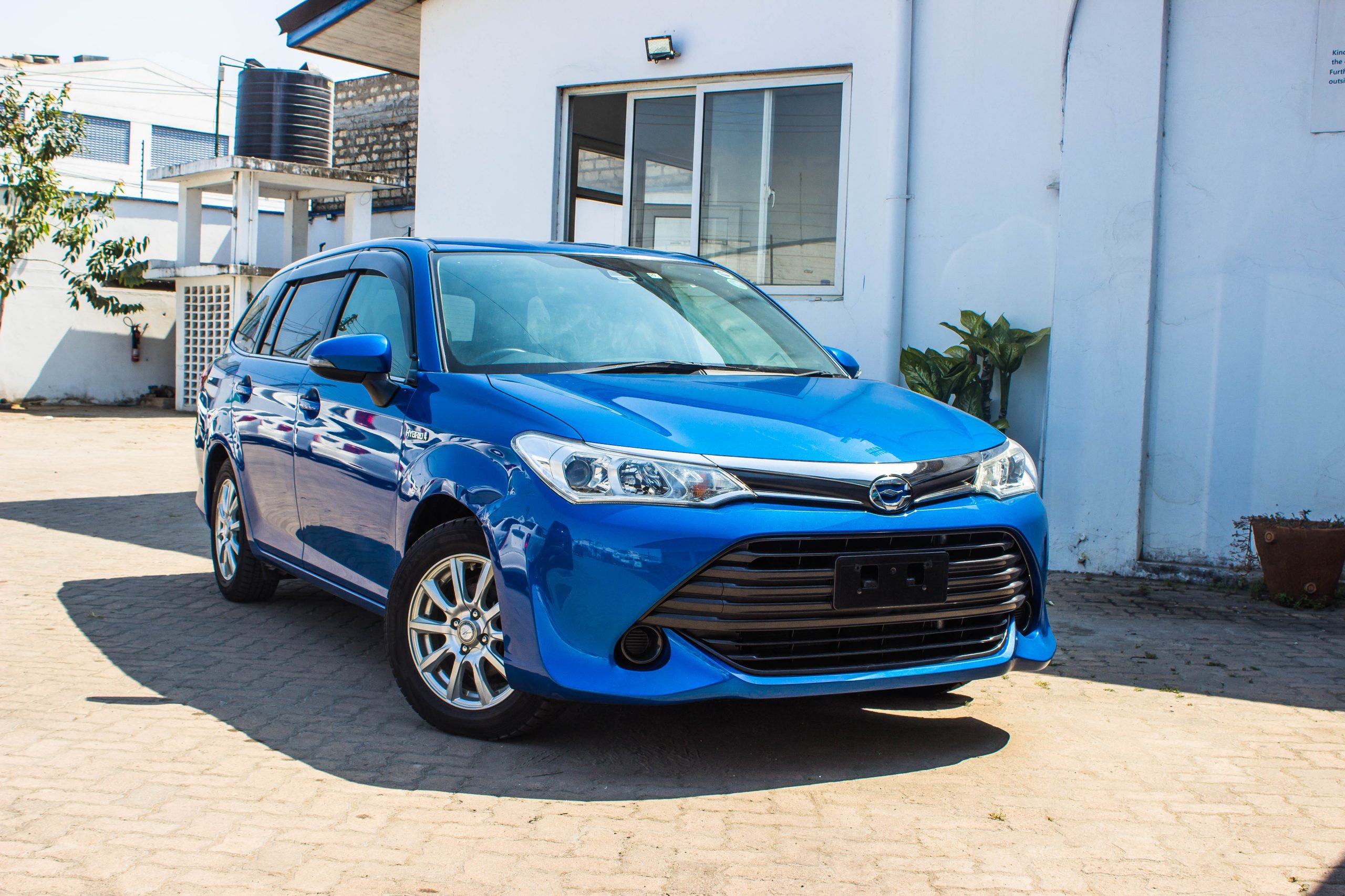 Toyota Fielder 2016 Blue – Sammy Traders Ltd