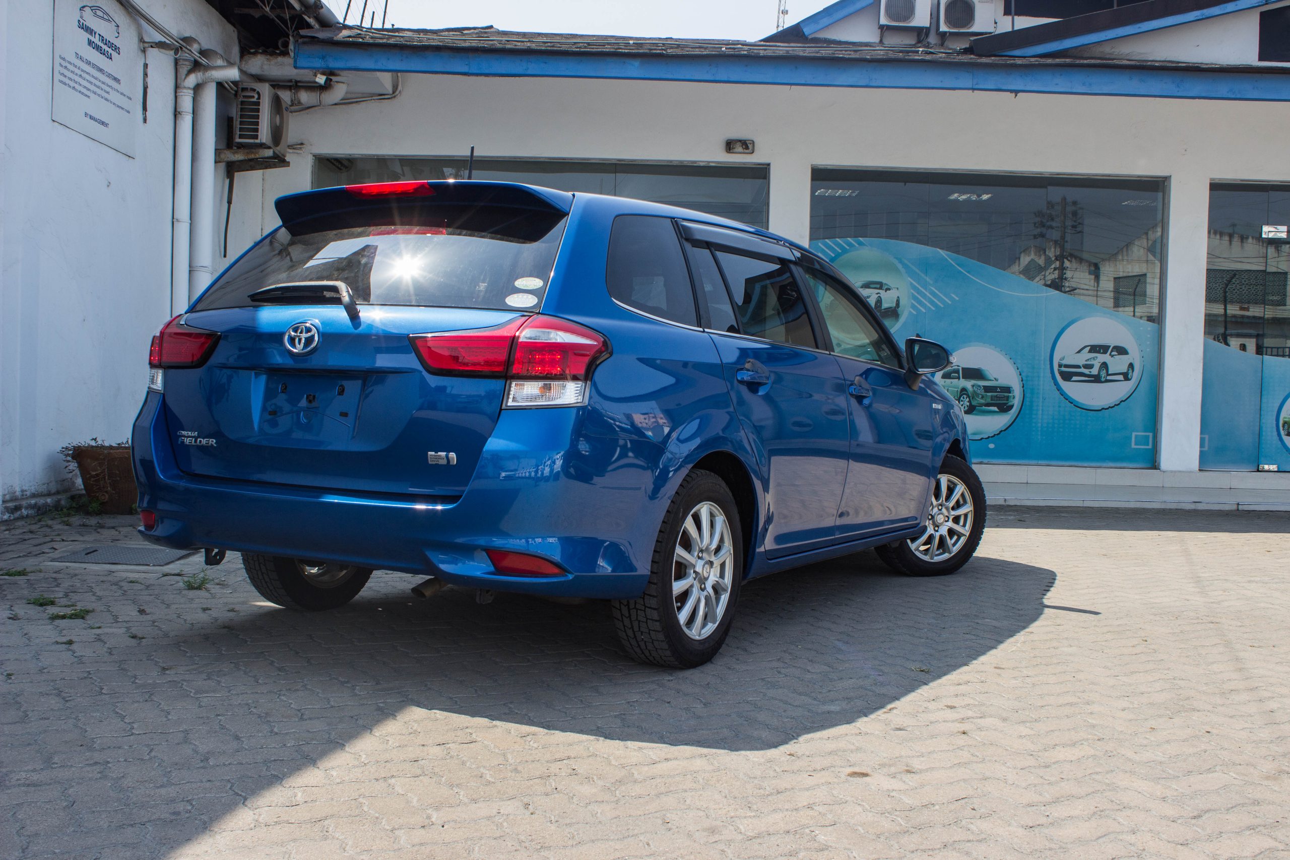 Toyota Fielder 2016 Blue – Sammy Traders Ltd