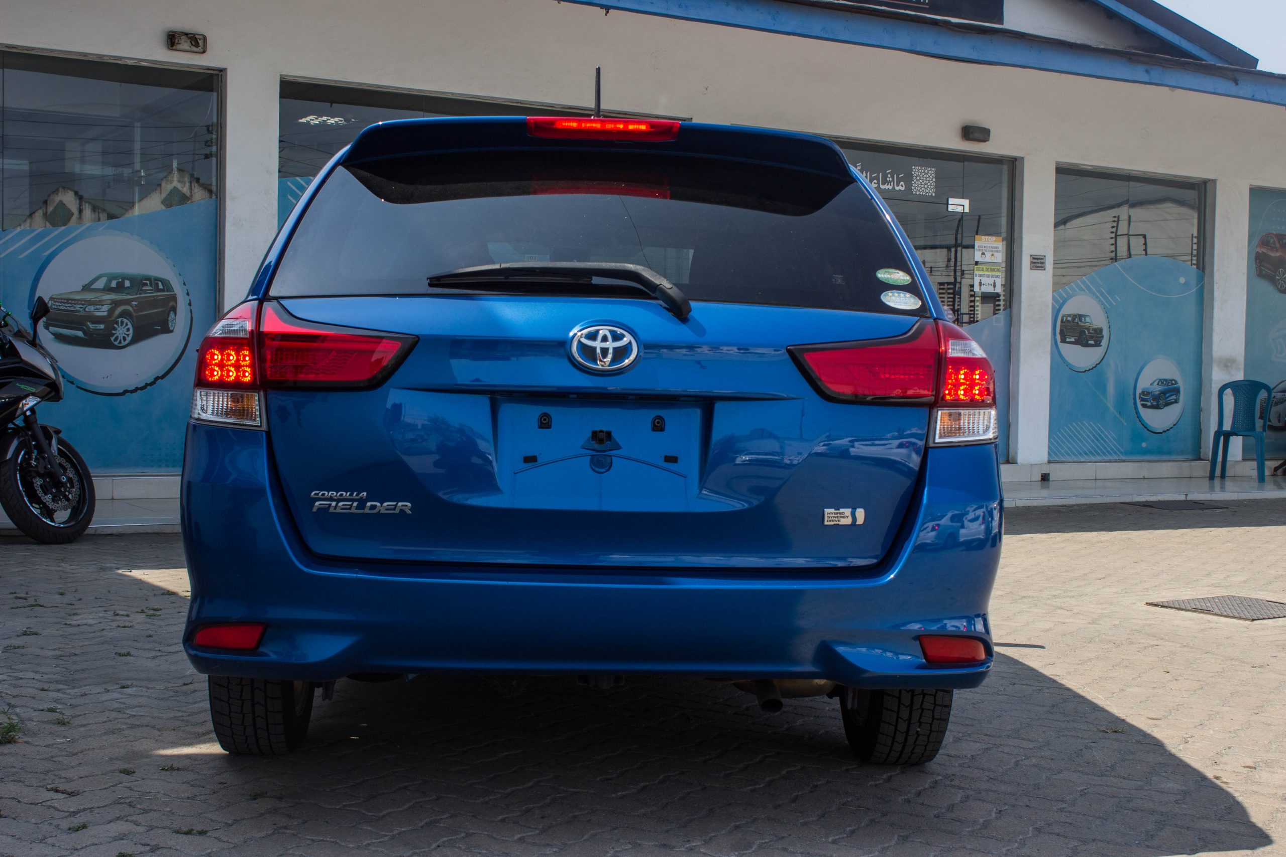 Toyota Fielder 2016 Blue – Sammy Traders Ltd