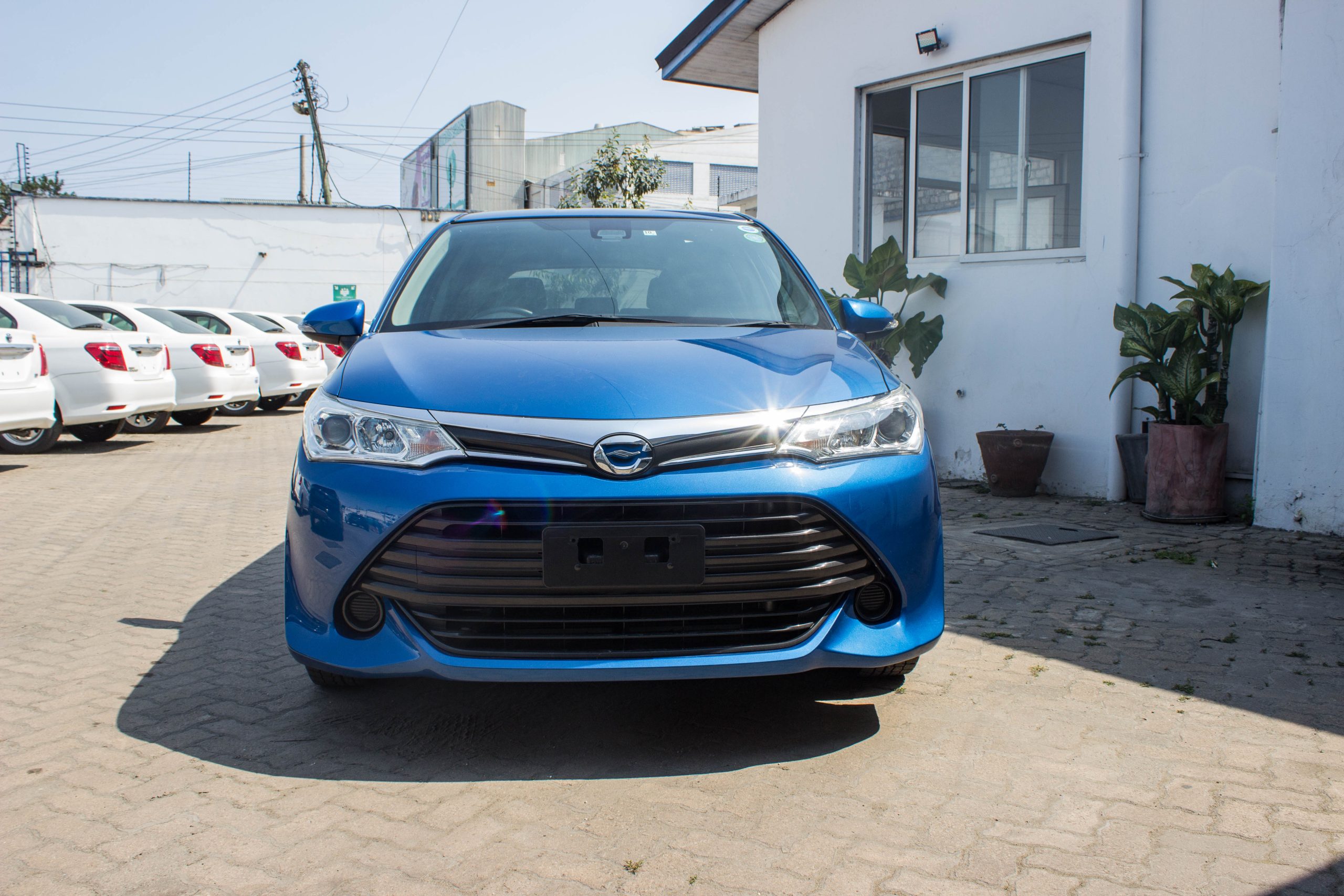 Toyota Fielder 2016 Blue – Sammy Traders Ltd