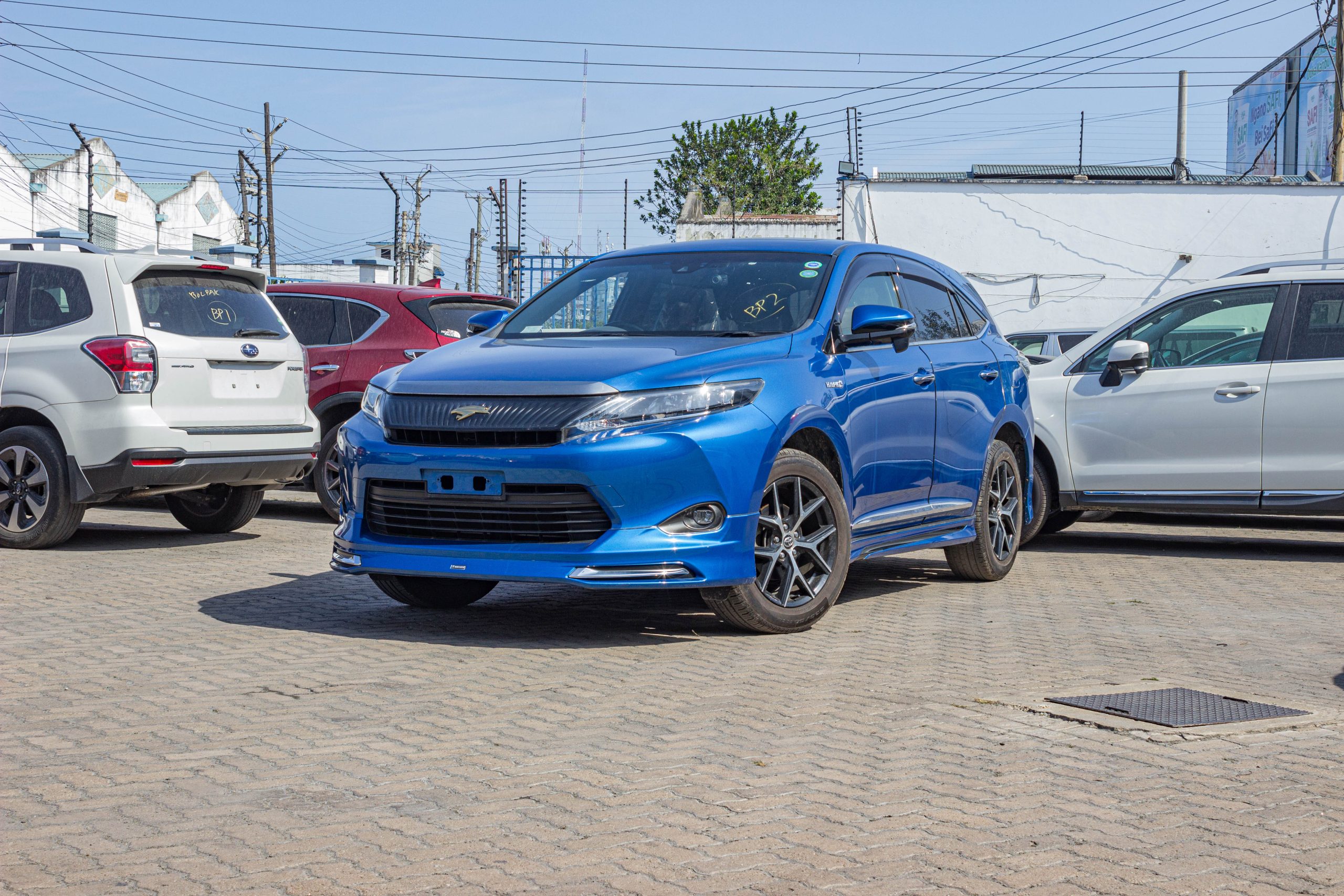 Toyota Harrier Blue 2017 – Sammy Traders Ltd